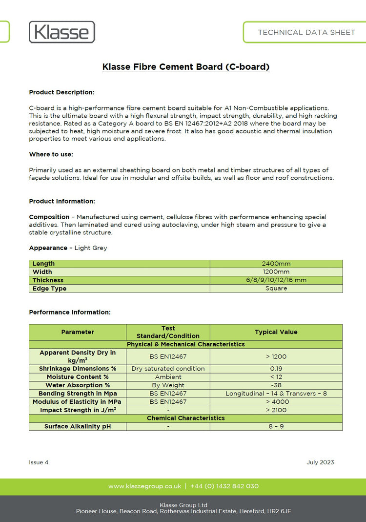 Download Centre | Building Envelope, Glazing & Insulation | Klasse: A Safer Future