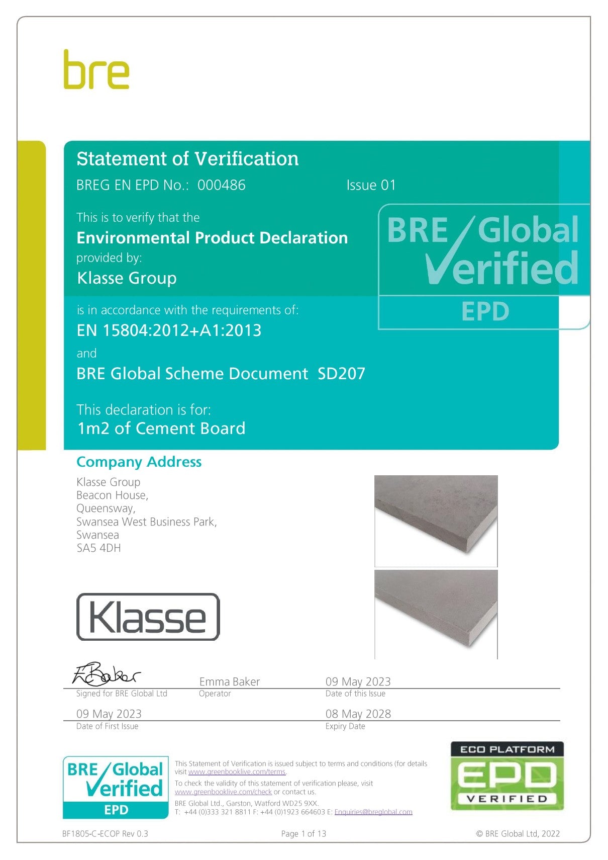 Download Centre | Building Envelope, Glazing & Insulation | Klasse: A ...