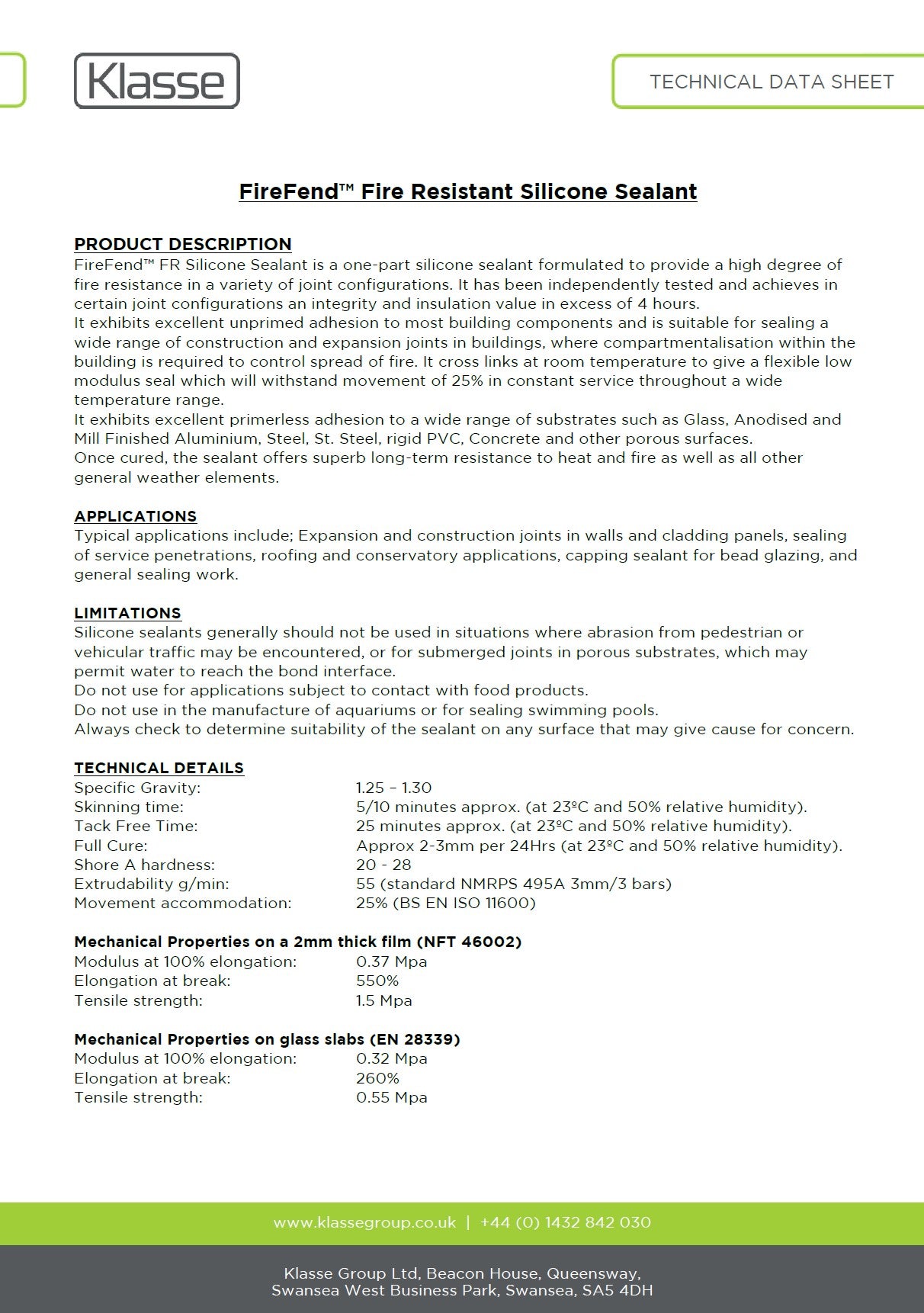 Download Centre | Building Envelope, Glazing & Insulation | Klasse: A Safer Future