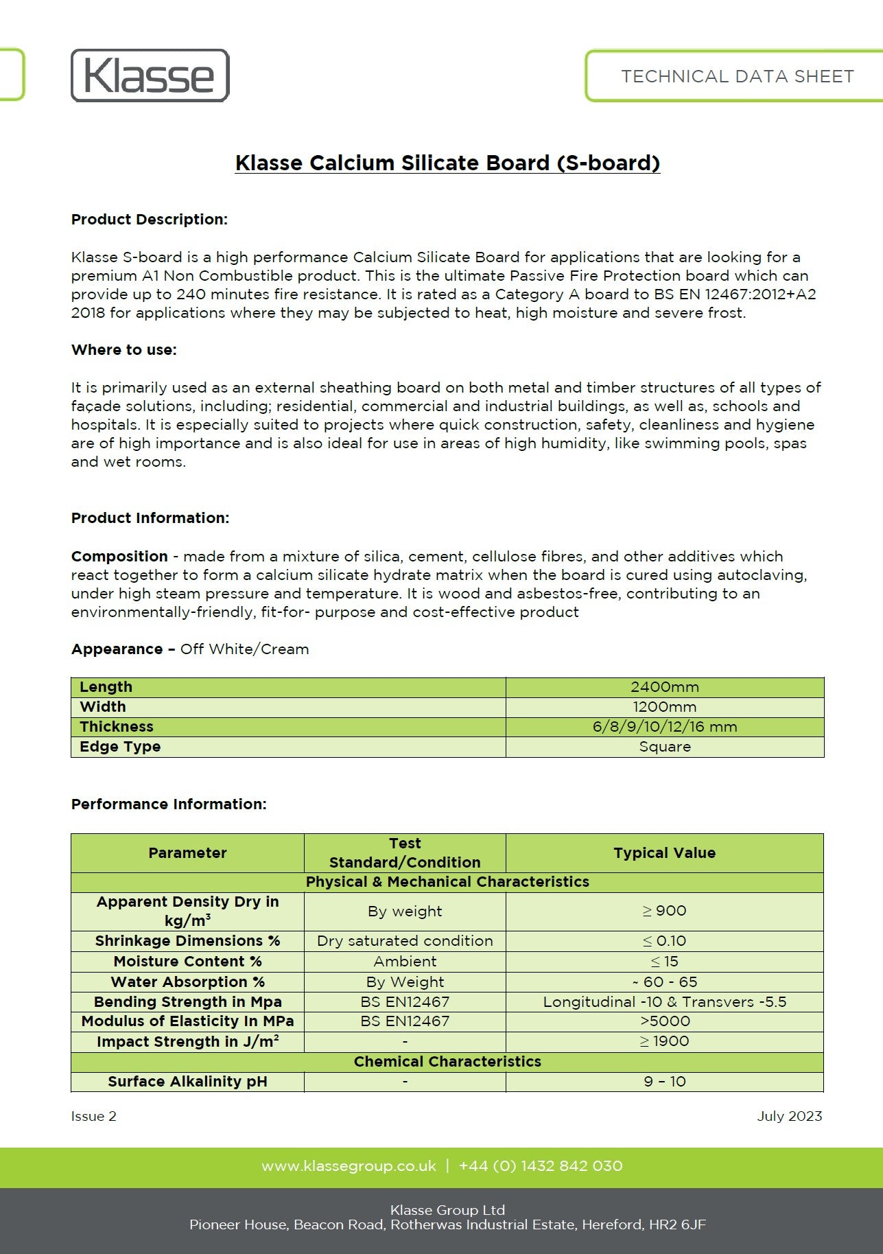 Download Centre | Building Envelope, Glazing & Insulation | Klasse: A Safer Future